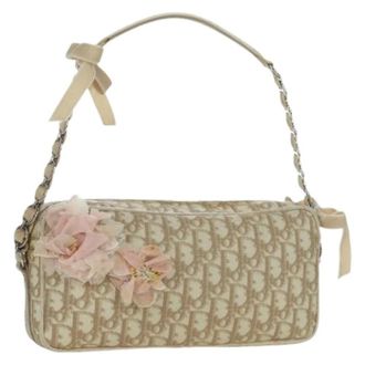 Dior Sac bandouli&egrave;re vintage Pre-owned - Femme - Pre-owned - Beige - Taille: ONE Size