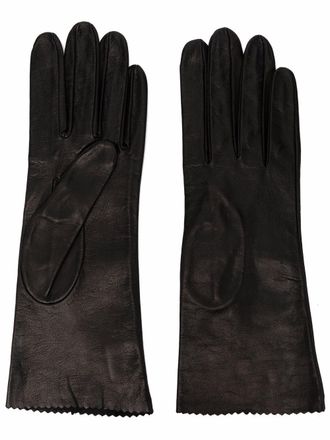 Manokhi Handschuhe aus Leder - Schwarz