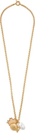 Timeless Pearly collier en chaîne à breloque poisson - Or