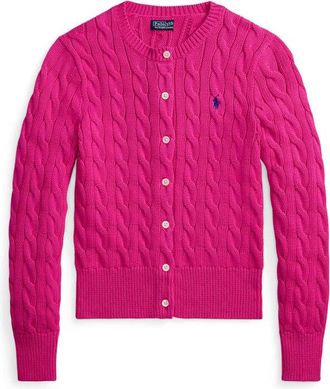 Polo Ralph Lauren Damen Strickjacke aus Baumwolle