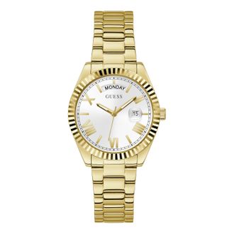 Guess Montre Guess Luna Pour Femmes Dor&eacute; GW0308L2