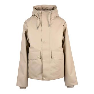 Rains Nome Short Parka - - Jackets - Damen - Beige - L