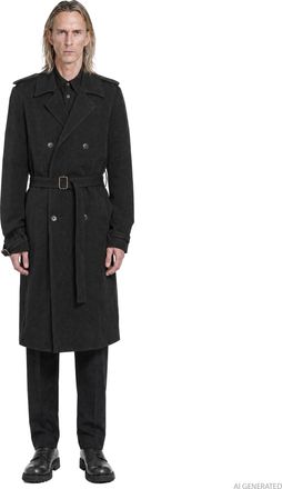 Nicolo Ceschi Berrini Cotton Wool Trench Coat