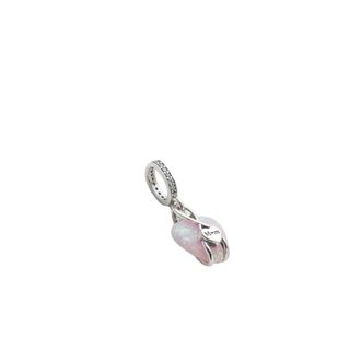Pandora Charm Coeur Opalescent Maman - Femme - Accessoires - Rose - Taille: ONE Size