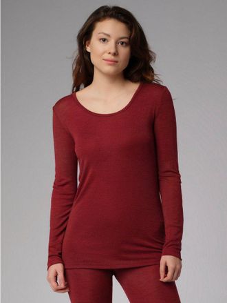 Comazo Langarmshirt aus Merinowolle und Seide