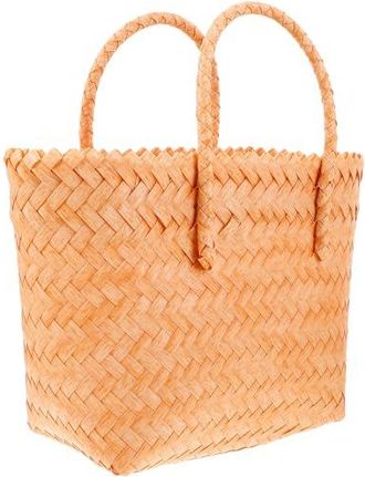 Yarnow Sac &agrave; Main Tiss&eacute; Vintage pour Femme Grand Sac de Plage Rotin Fourre-tout Multifonction pour Voyage et Spacieux