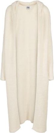 Urban Classics Femme Ladies Hooded Feather Cardigan Sweatshirt &agrave; Capuche, Sable Blanc, XXXXL