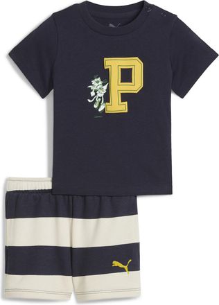 Puma Minicats SUPER PUMA Set aus T-Shirt und Shorts Baby, Kleidung, Blau, 2-4M