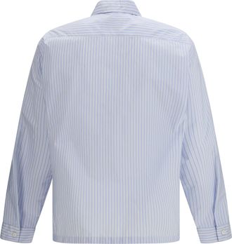 Prada Striped Re-Nylon Shirt - Blue