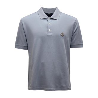 Herno O8130 Piquet Shirt - - Tops - Herren - Blau - S