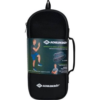 Schildkrot Fitness K&ouml;rpergewicht Schildkr&ouml;t GEWICHTSMANSCHETTE, 2x 2,0kg,(black) im Carrybag, M-2022