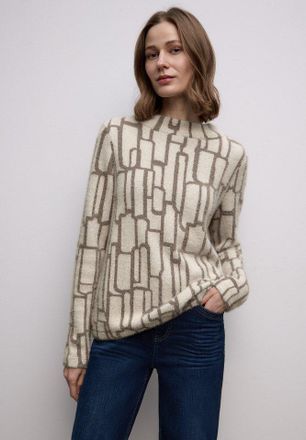 Street One Langarmshirt mit grafischem Muster