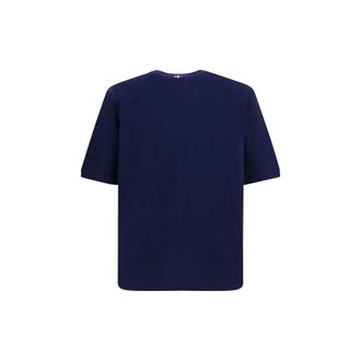 Thom Browne Cotton Jersey T-Shirt - Navy
