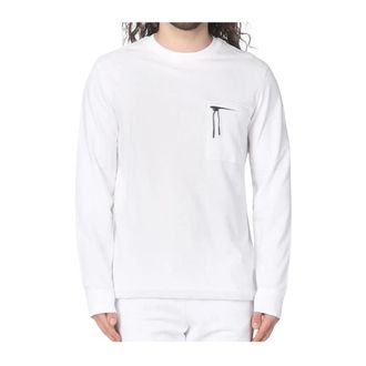 Woolrich Crewneck Sweatshirt - - Knitwear - Herren - Wei&szlig; - XL
