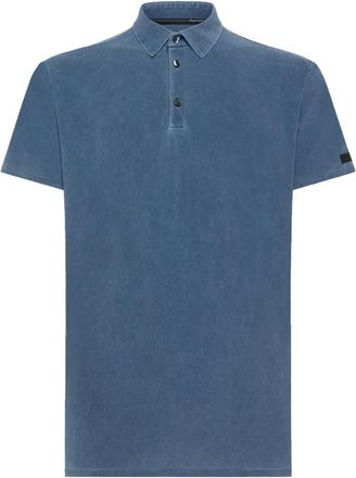 Roberto Ricci Design Rrd, Homme, Tops, Bleu, Taille: M Polo Piqu&eacute; Techno Wash