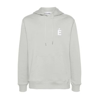 &Eacute;tudes Studio Organische Baumwolle Logo Patch Hoodie - - Sweatshirts & Hoodies - Herren - Grau - L