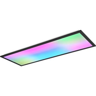 Reality Plafonnier LED REALITY Beta R67668032 noir, 31 W, 3550 lm, CCT, RGB