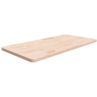 vidaXL Waschtischplatte 100x50x2,5 cm Massivholz Unbehandelt Vidaxl