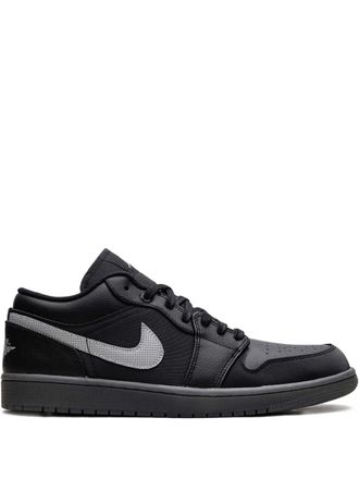 Nike Jordan baskets Jordan 1 Low Black/White/Dark Smoke Grey - Noir