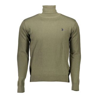 U.S.Polo Association U.s. Polo Assn., Homme, Pulls, Vert, Taille: 2XL Pull Vert Slim Manches Longues