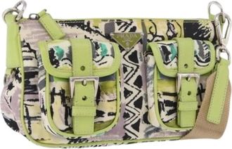 Prada Sac bandouli&egrave;re vintage doccasion - Femme - Pre-owned - Vert - Taille: ONE Size