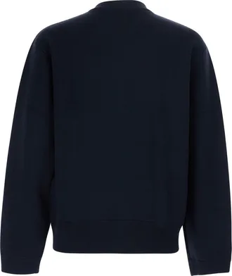 Emporio Armani Mens V-Neck Wool Pullover Blue Tops Top