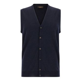 Zanone Flexwool Weste - - Knitwear - Herren - Blau - 2XL