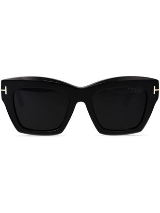 Tom Ford Eyewear Sonnenbrille mit eckigem Gestell - Schwarz