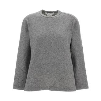 Comme Des Gar&ccedil;ons Pull &agrave; col rond &agrave; manches longues - Femme - Sweatshirts et sweats &agrave; capuche - Gris - Taille: 40 FR