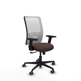 Piqueras y Crespo Home Office Stuhl Zulema mit 2D-Armlehnen, h&ouml;henverstellbare Lendenwirbelst&uuml;tze, ausgestattet mit 3 Positionen und Schneideschaum, mit Rollen von 65 m