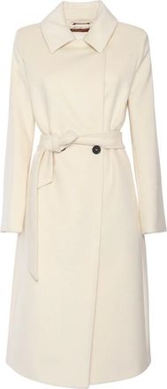 Max Mara Femme, Manteaux, Blanc, Taille: 38 FR Bcollag Coat