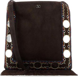 Valentino Garavani Femme, Sacs, Brun, Taille: ONE Size Sac bandouli&egrave;re Nellc&ocirc;te