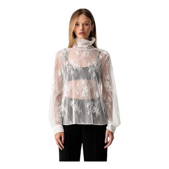 Patrizia Pepe Damen, Blusen & Hemden, Wei&szlig;, LGr&ouml;&szlig;e