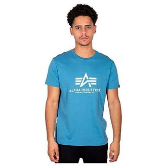 Alpha Industries Alpha Indutries Basic T-Shirt T-Shirt pour Homme Airforce Blue