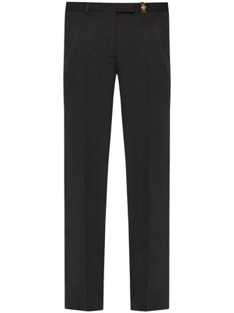 Versace pantalon droit &agrave; d&eacute;tail Medusa Head - Noir