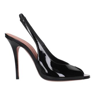 Amina Muaddi Kristina Sling 105 Stiletto Sandalen - - Shoes - Damen - Schwarzk - 36 1/2 EU