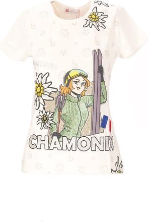 Braccialini T-shirt Chamonix - Femme - Tops - Blanc - Taille: 38/40 FR