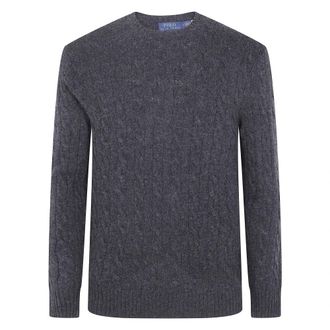 Polo Ralph Lauren Round-Neck Strickwaren - - Knitwear - Herren - Grau - XL