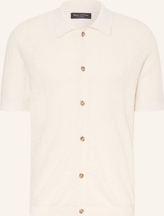 Marc O'Polo Marc Opolo Strickhemd Regular Fit beige