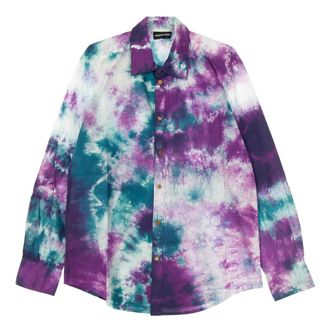 Mauna Kea Tie Dye Langarmshirt Multicolor - - Shirts - Herren - Mehrfarbig - XL