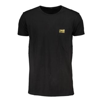 Cavalli Homme, Tops, Noir, Taille: 2XL T-Chemises