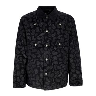 The Hundreds Paisley Jacket - - Shirts - Herren - Schwarzk - L
