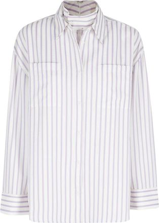 Essentiel Femme, Blouses et Chemises, Multicolore, Taille: 36 FR Janna Shirt w Embellished Bib