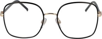 Tommy Hilfiger TO-1067507 Metal Square Frame Eyeglasses - Black
