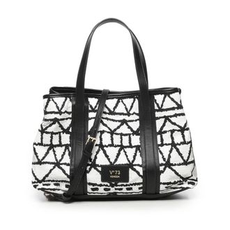 V&deg; 73 Schwarze Einkaufstaschen f&uuml;r Frauen - - Bags - Damen - Schwarzk - ONE SIZE