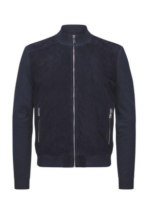 Milestone Lederjacke MSRicardo Herren Bikerjacke Jacke Leder klassisch schlanke Passform