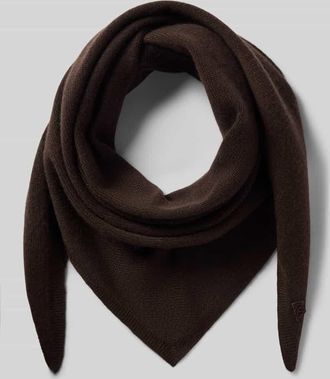 Max Mara Schal aus Kaschmir mit Logo-Detail