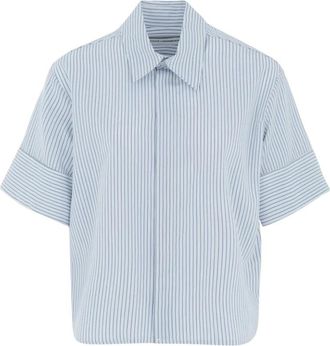 Margaux Lonnberg Margaux Lonnberg, Femme, Blouses et Chemises, Bleu, Taille: 42 FR Chemise Carl