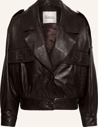 MY ESSENTIAL WARDROBE My Essential Wardrobe Lederjacke Jackiemw braun