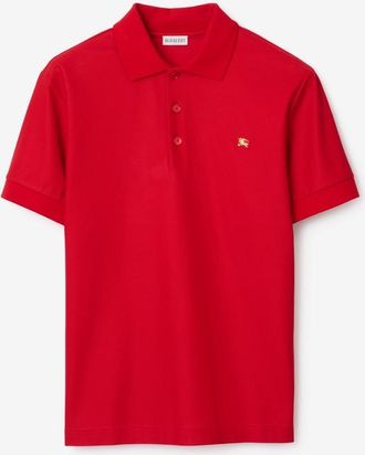Burberry Polo en coton avec EKD en métal, Size: XXXL